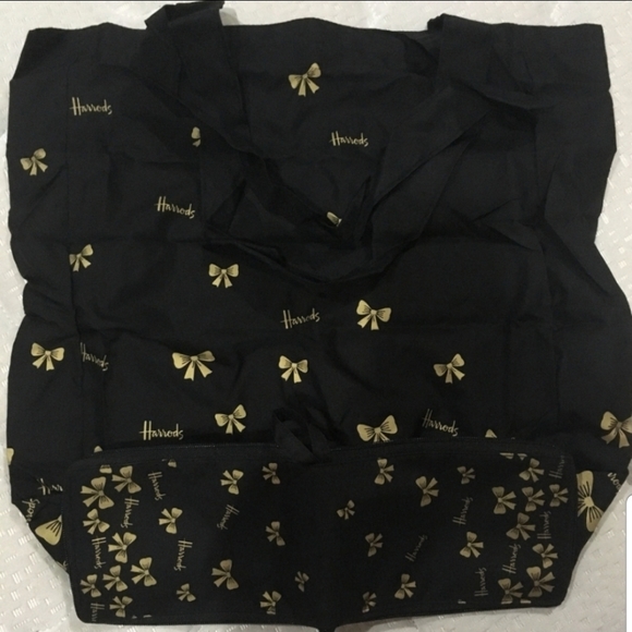 Harrods | Bags | Harrods Shopping Bags Reusable Folding Nylon Bag3 ...
